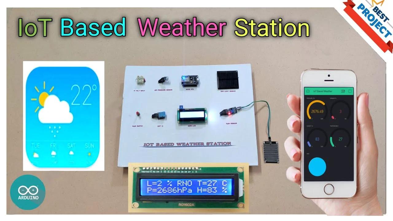 24. IoT Based Weather Station Using ESP8266