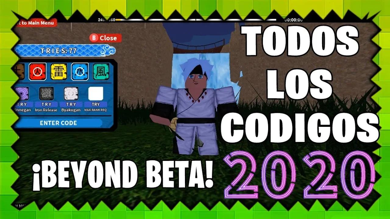 TODOS LOS CODIGOS de OCTUBRE en BEYOND BETA (NARUTO RPG) 2020 | ALL ...
