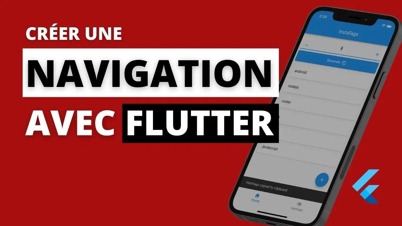 Flutter BottomNavigationBar et PageView - Coder la navigation d'une application avec Flutter
