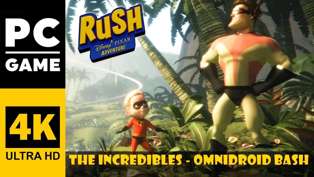 The Incredibles - Omnidroid Bash | RUSH: A Disney • PIXAR Adventure | Walkthrough, No Commentary, 4K