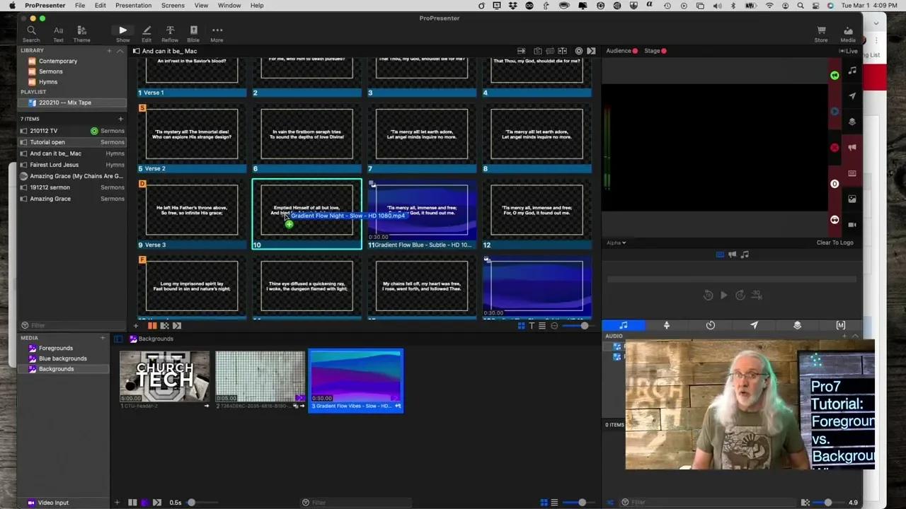 ProPresenter 7 Tutorial: Why dragging media sometimes makes it a ...