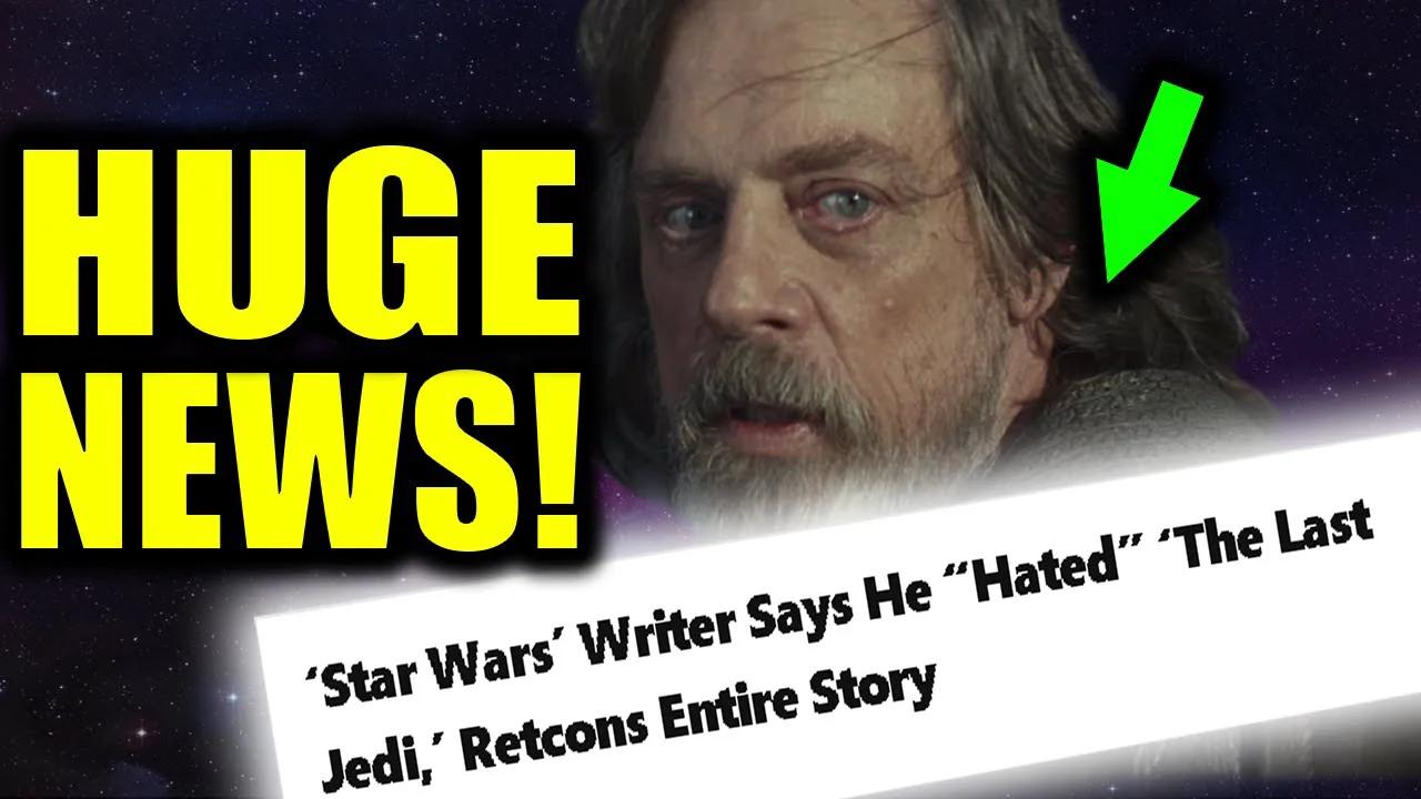 STAR WARS WRITER RETCONNED THE LAST JEDI! [ON PURPOSE]
