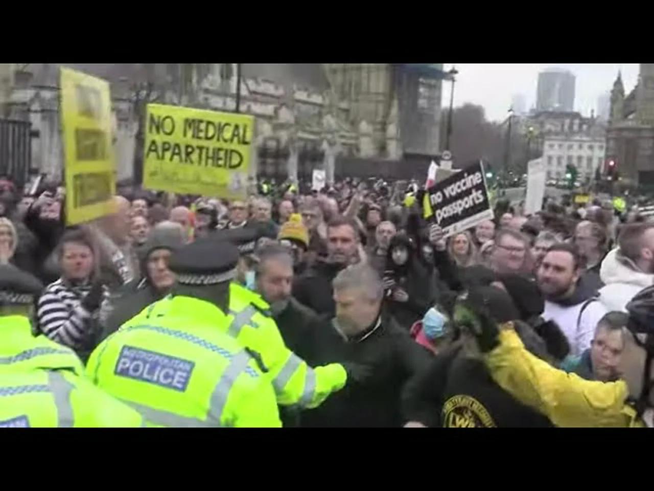 🔴London ANTI RESTRICTIONS PROTEST