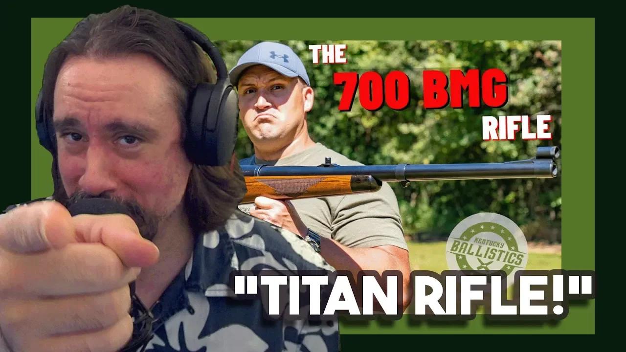 Vet Reacts *Titan Rifle* The 700 BMG Rifle (50 BMG + 700 Nitro = 700 ...
