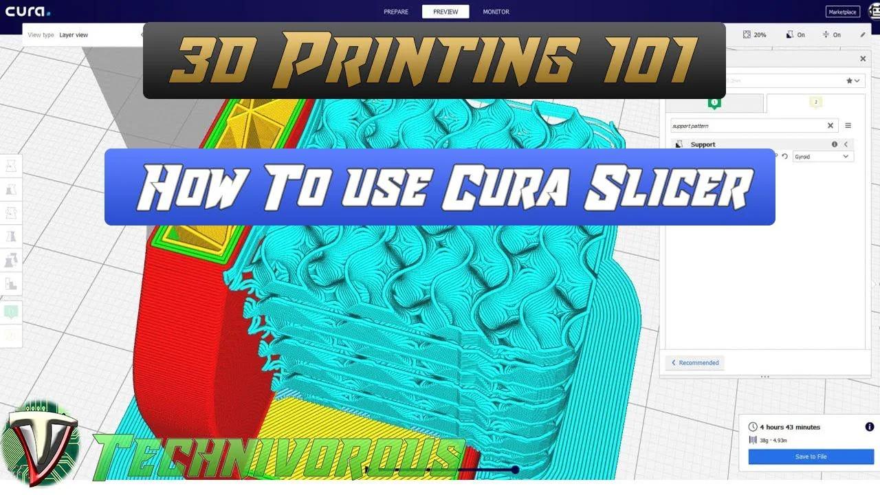 How to use Cura slicer - 3D Printing 101