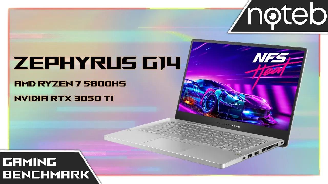 ASUS Zephyrus G14 GA401QE - Need for Speed: Heat Gameplay Benchmark (5800HS, RTX 3050 Ti)