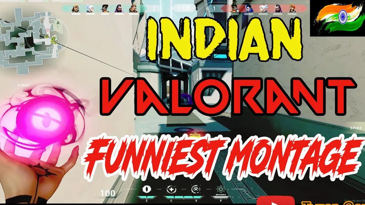 INDIAN VALORANT FUNNIEST MONTAGE EVER | VALORANT INDIA | Tyzan Gaming