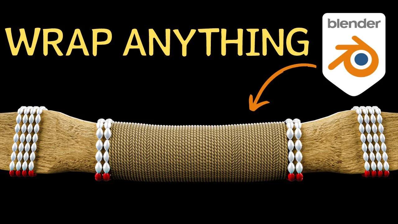 Easy WRAPS in Blender | Blender Wrap Mesh around Object | Ammar Khan