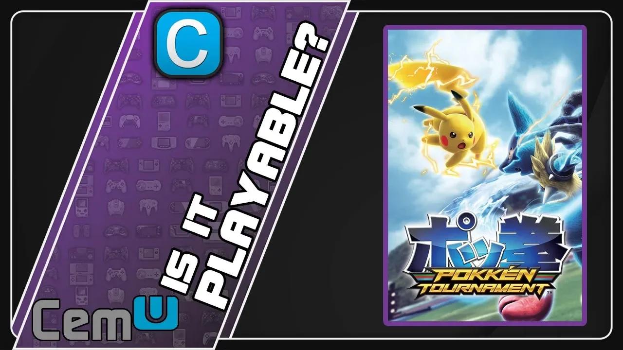Is Pokkén Tournament Playable? Cemu Performance [GTR6 Mini PC]