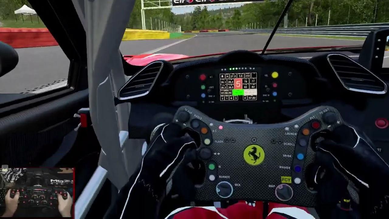 Assetto Corsa Competizione VR 4k 60fps 🎮 Moza Challenge Simracing.GP Season 1 Round 1 Spa