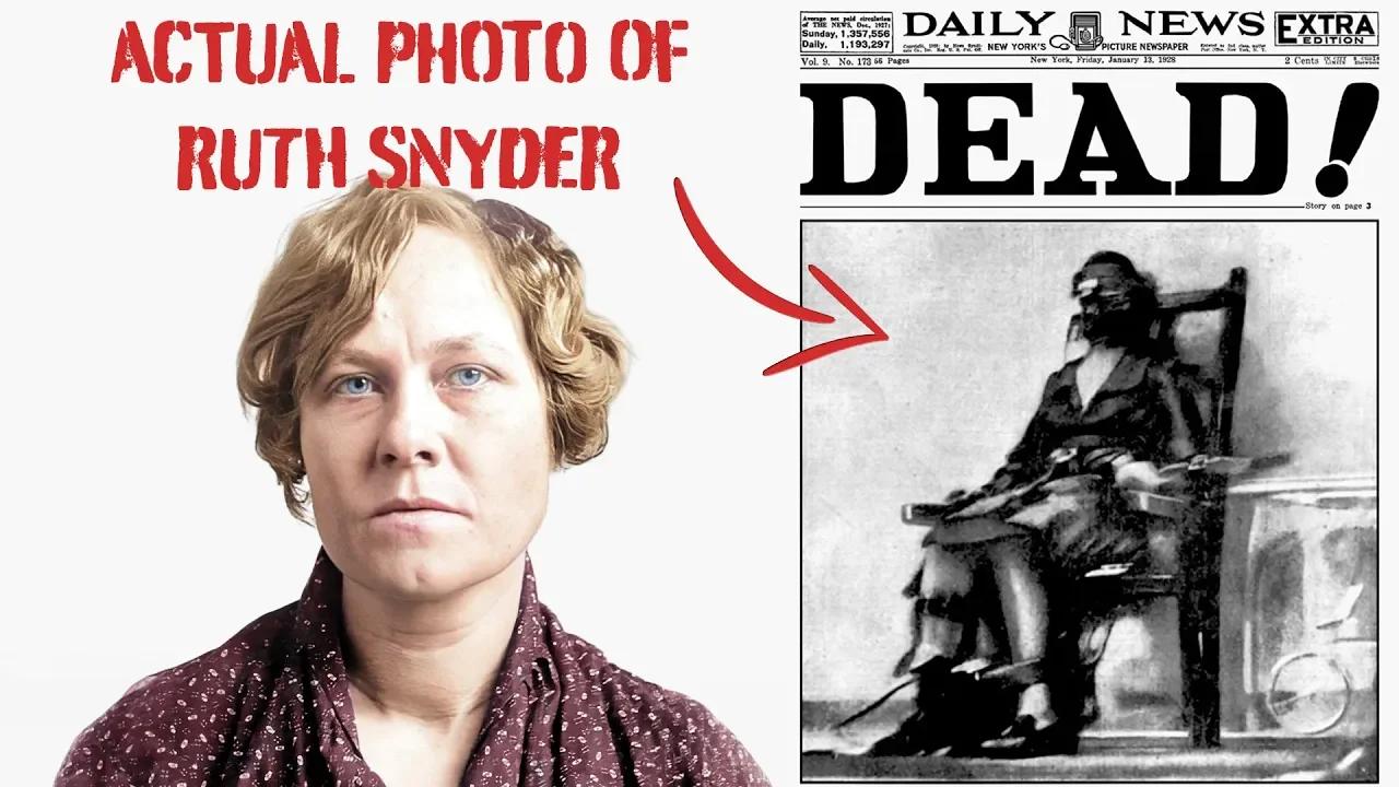"Ruthless" Ruth Snyder - The First Photograph of an Execution by Electric Chair