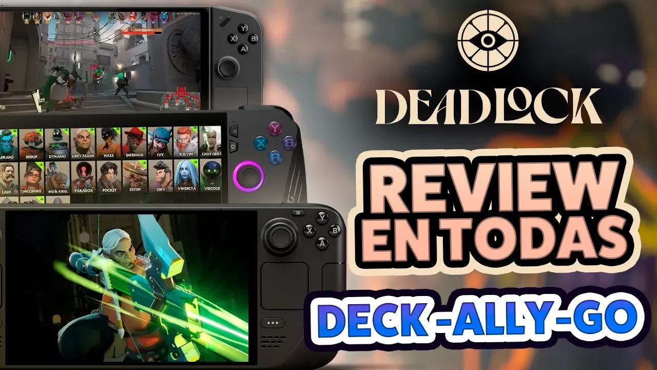 Deadlock en Steam Deck, ROG Ally y Legion GO | Nuevo juego de VALVE 🚀