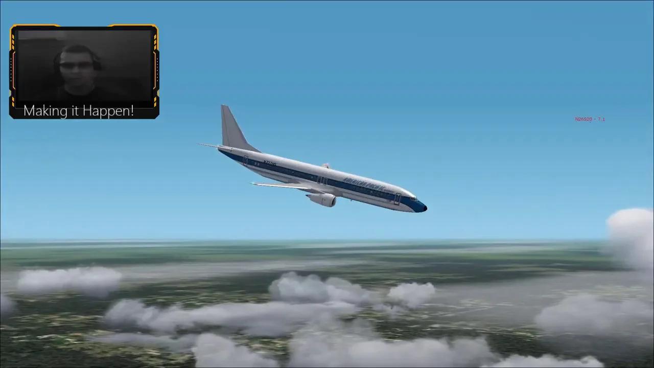 Boeing 737 in bad Weather