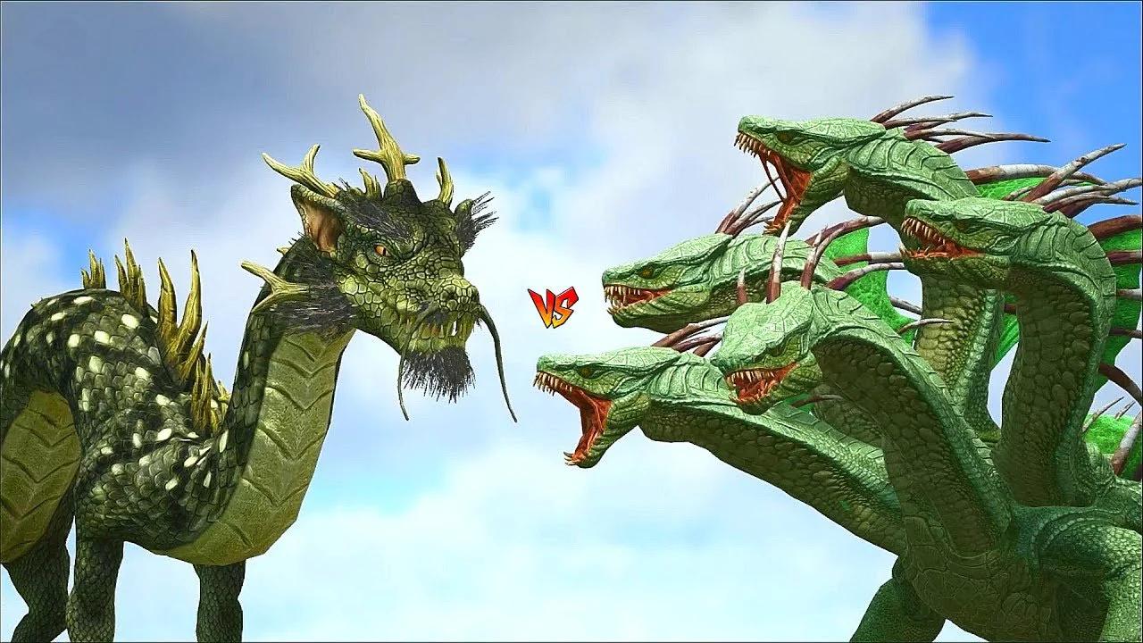 Ark Survival - RYU vs HYDRAs and ALPHA DINOs [Ep.444]