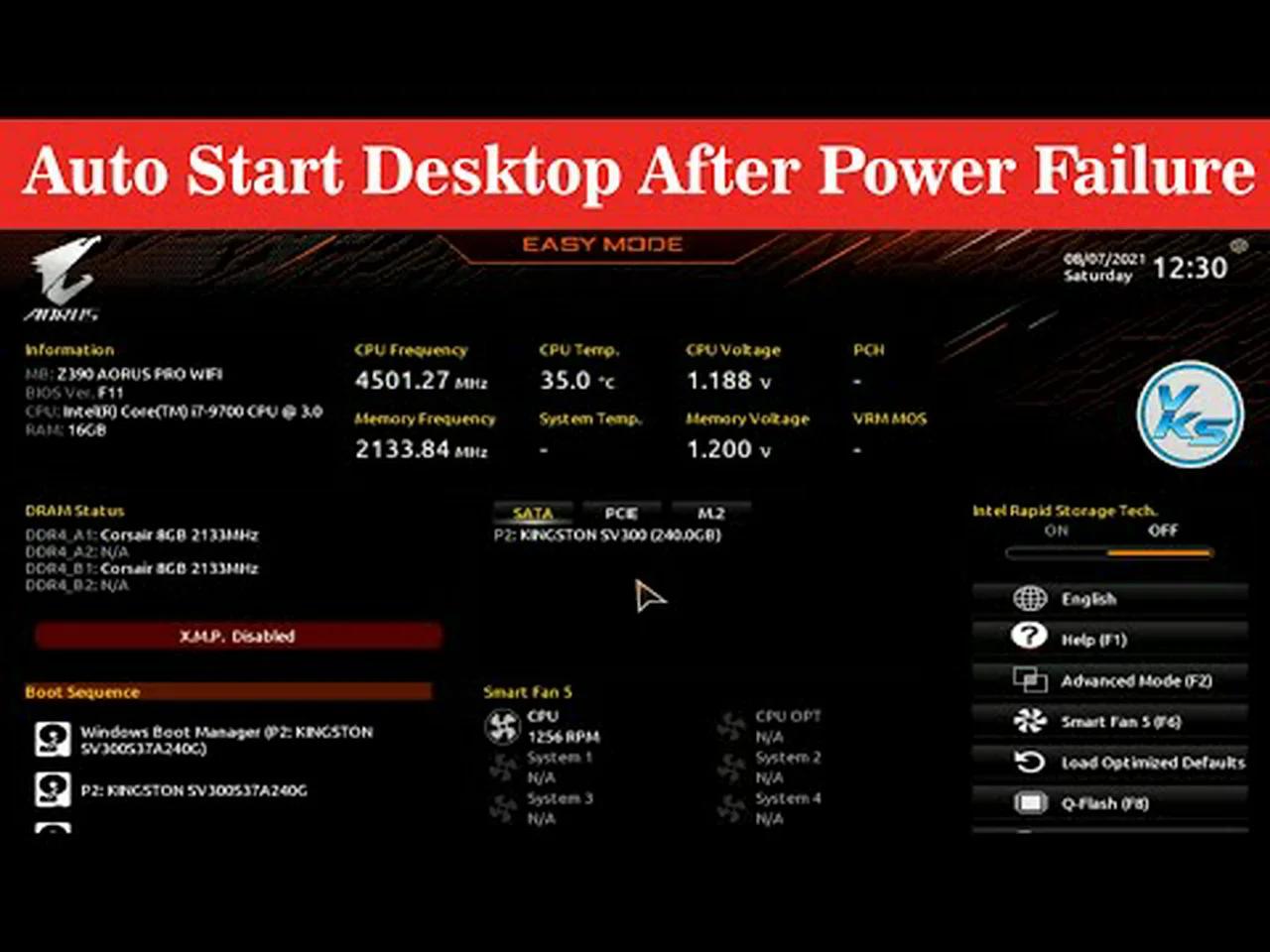 How To Automatically Turn On (Power-On) The Computer On Gigabyte ...