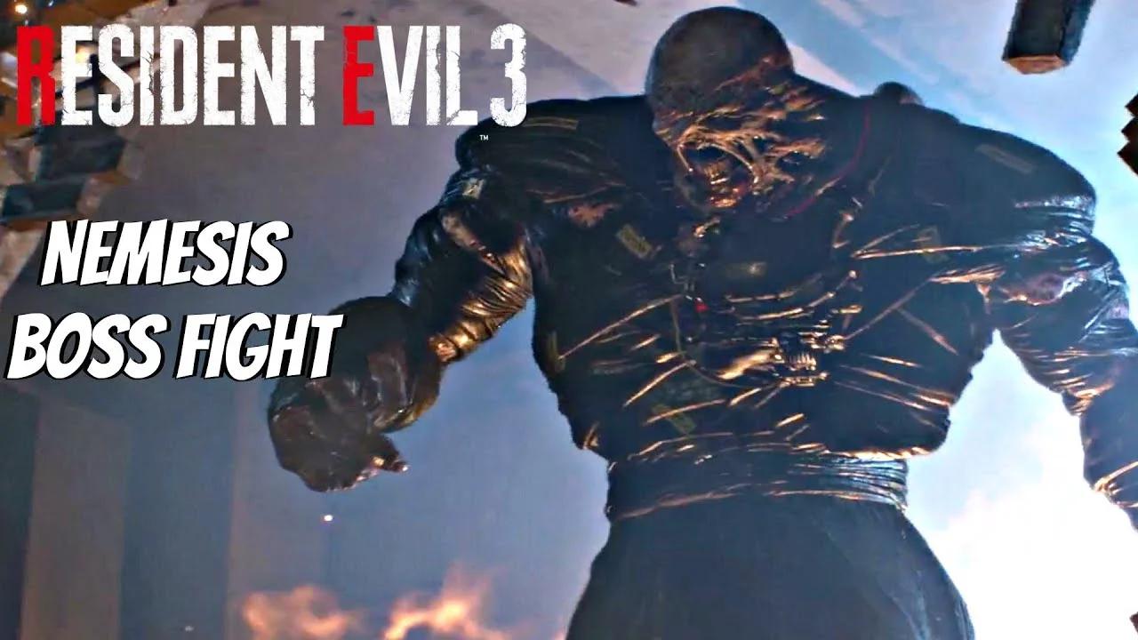 Resident Evil 3 Remake Demo - NEMESIS Boss Fight (RE3 Remake 2020)