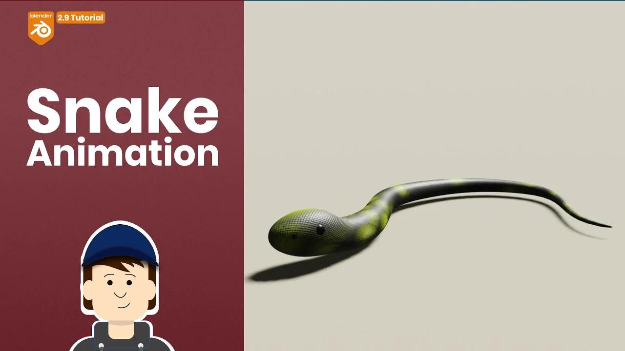 How to make and animate a low-poly snake in Blender [2.93] [REQUESTED]