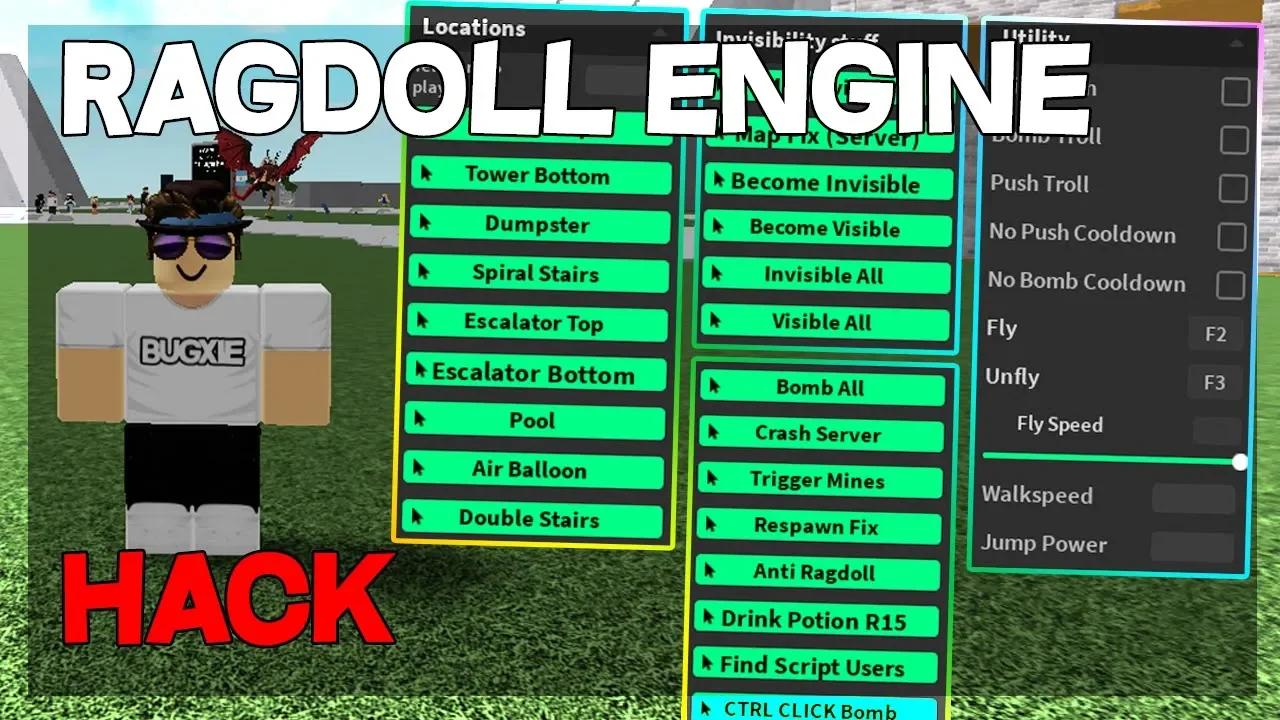 Roblox Ragdoll Engine HACK | FE TROLLING GUI, BOMB ALL, DESTROY SERVERS & MORE | Unpatched