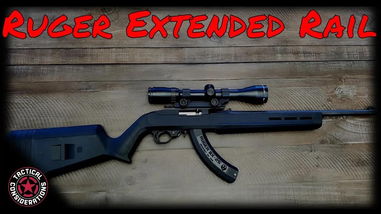 EGW Ruger 10/22 Rail Extended For Scopes