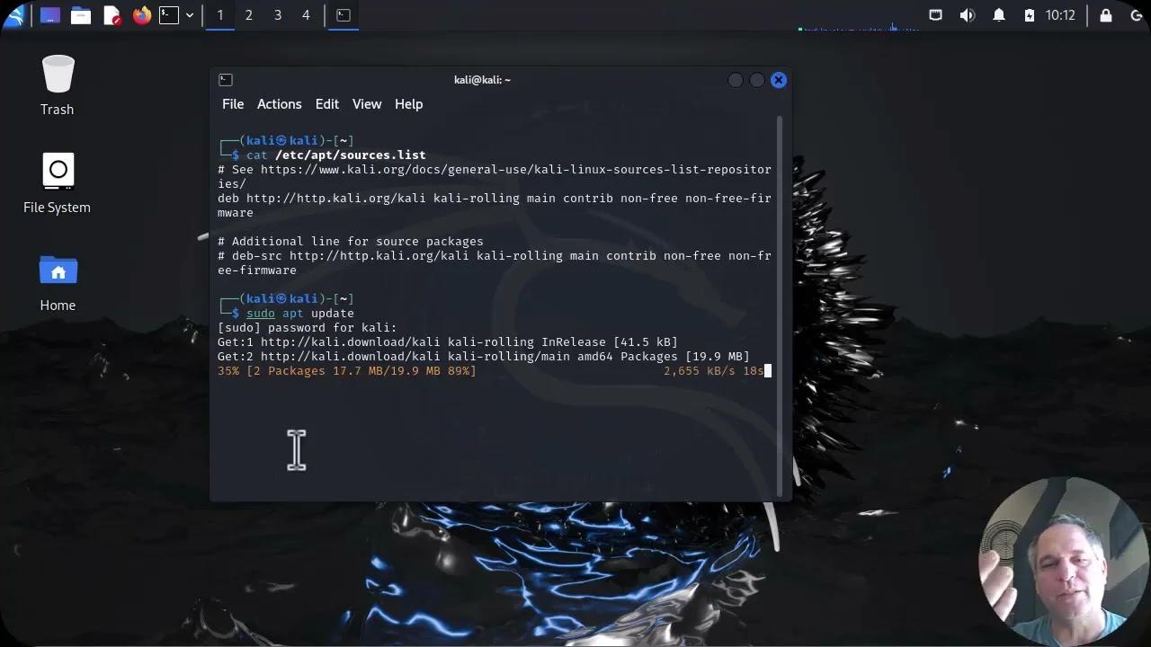 Kali Linux – Getting Started – Updating Linux Kali Linux – Getting Started – Updating Linux