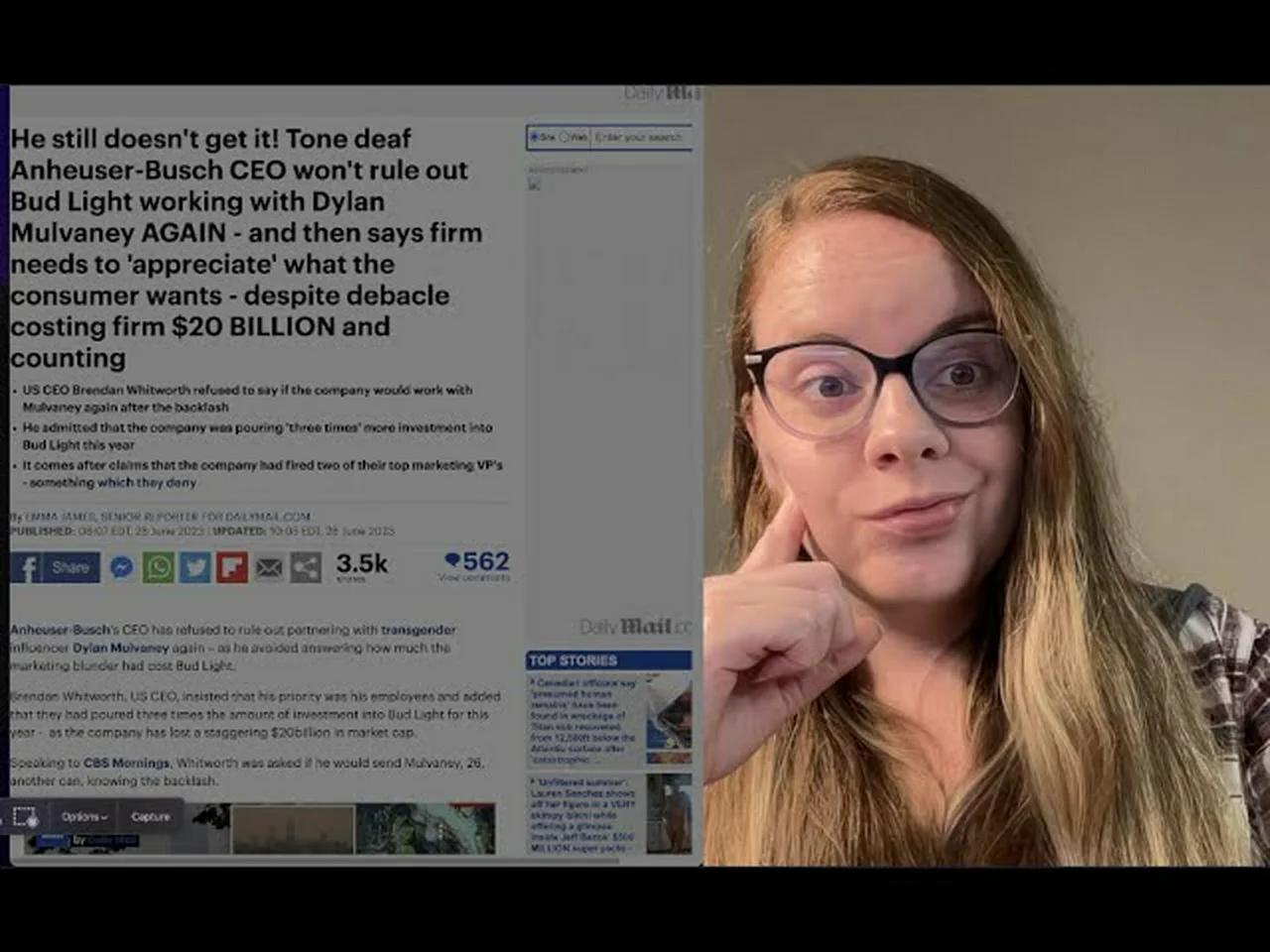 Anheuser Busch CEO DOUBLES DOWN On Work w Influencer, Biden In Shambles ...