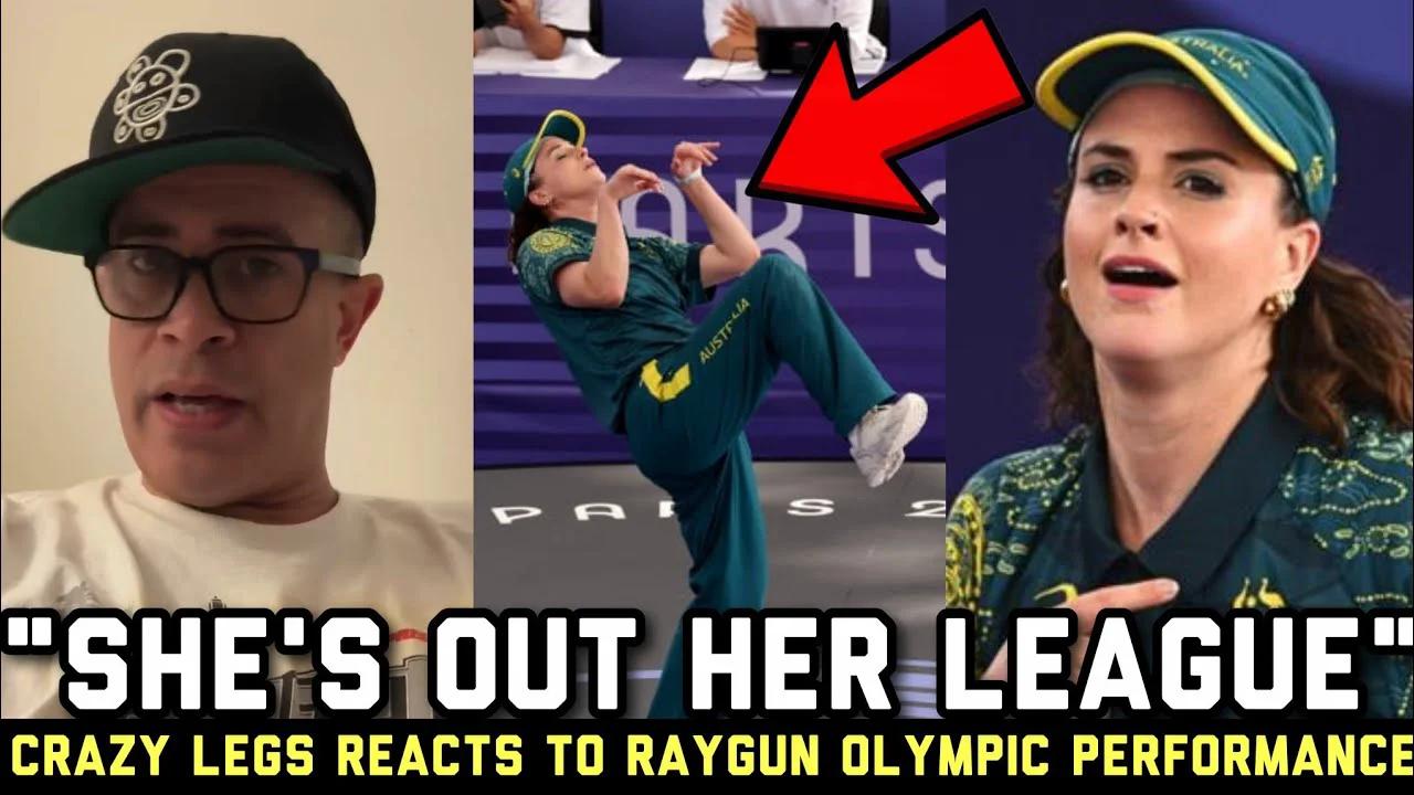 Crazy Legs REACTS To Rachael "RayGun" Breakdancing Performance At 2024 ...