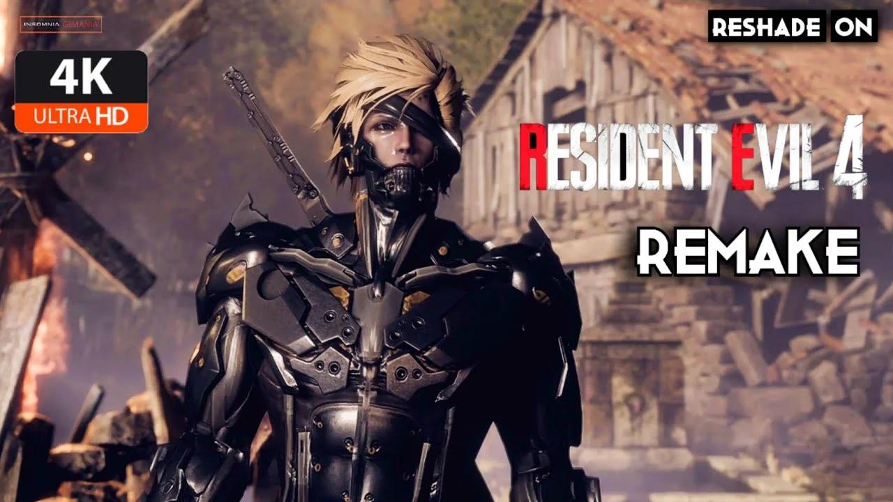 Raiden Jack Metal Gear Revengeance as Leon Resident Evil 4 Remake MOD ...