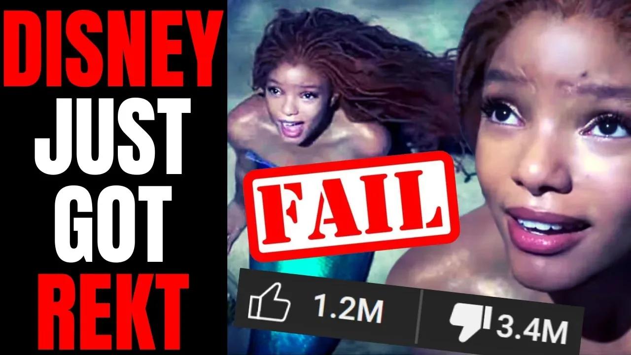 Disney's Woke "The Little Mermaid" Gets DESTROYED AGAIN | MASSIVE Fan ...