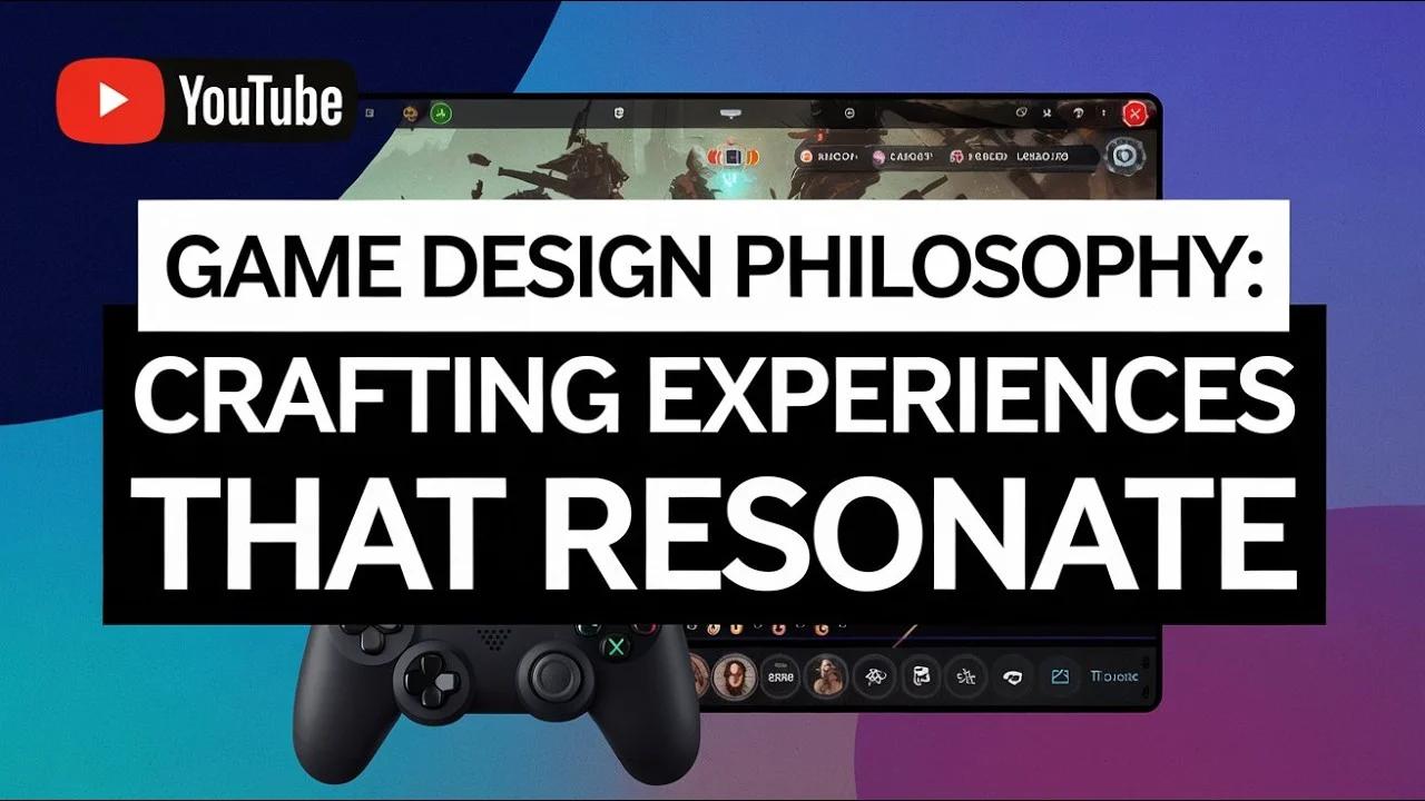 #podcast | Game Design Philosophy: Crafting Experiences that Resonate