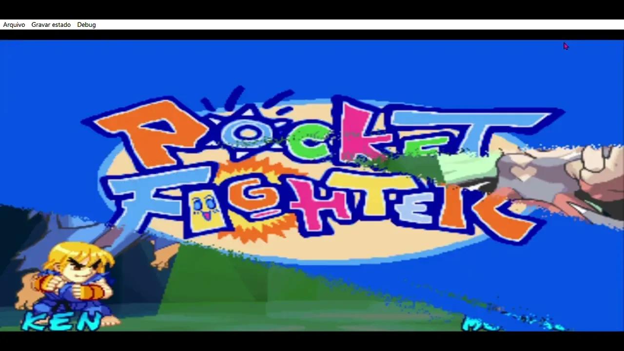 Pocket Fighter Gameplay Completa minha filha detonou com mini KEN para ...