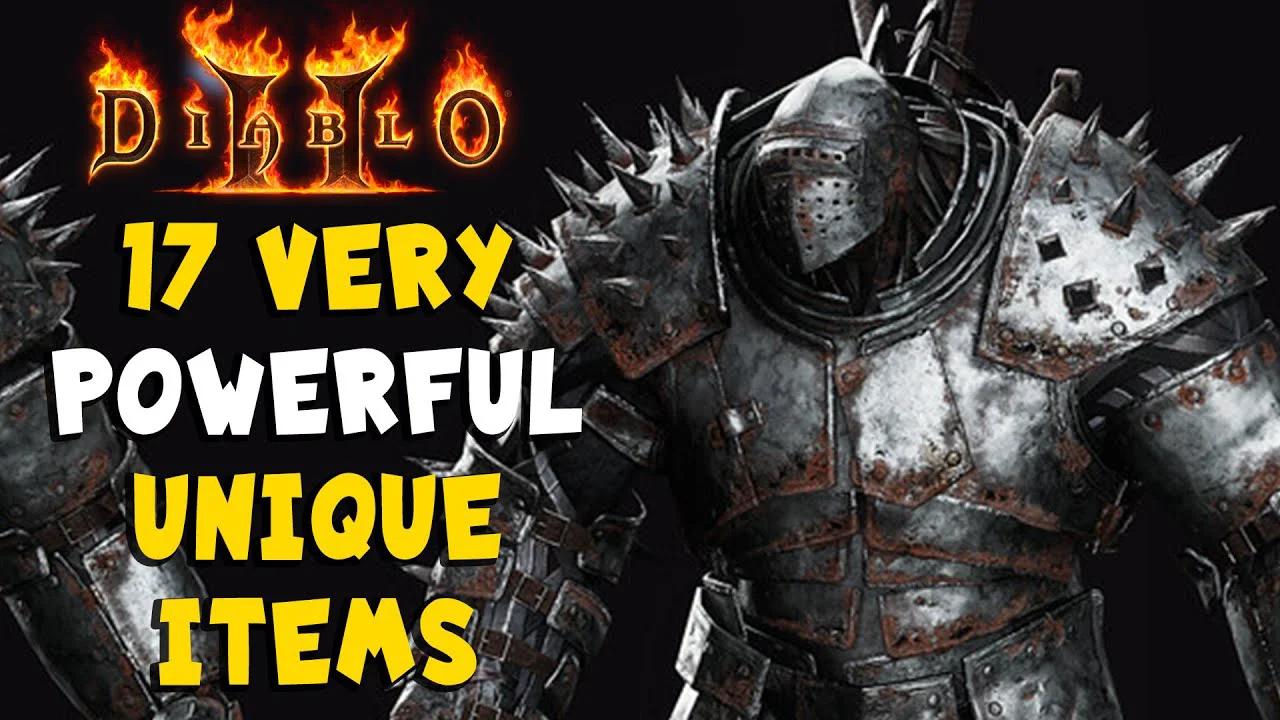 17 Very Powerful Unique Items in Diablo 2 Resurrected / D2R