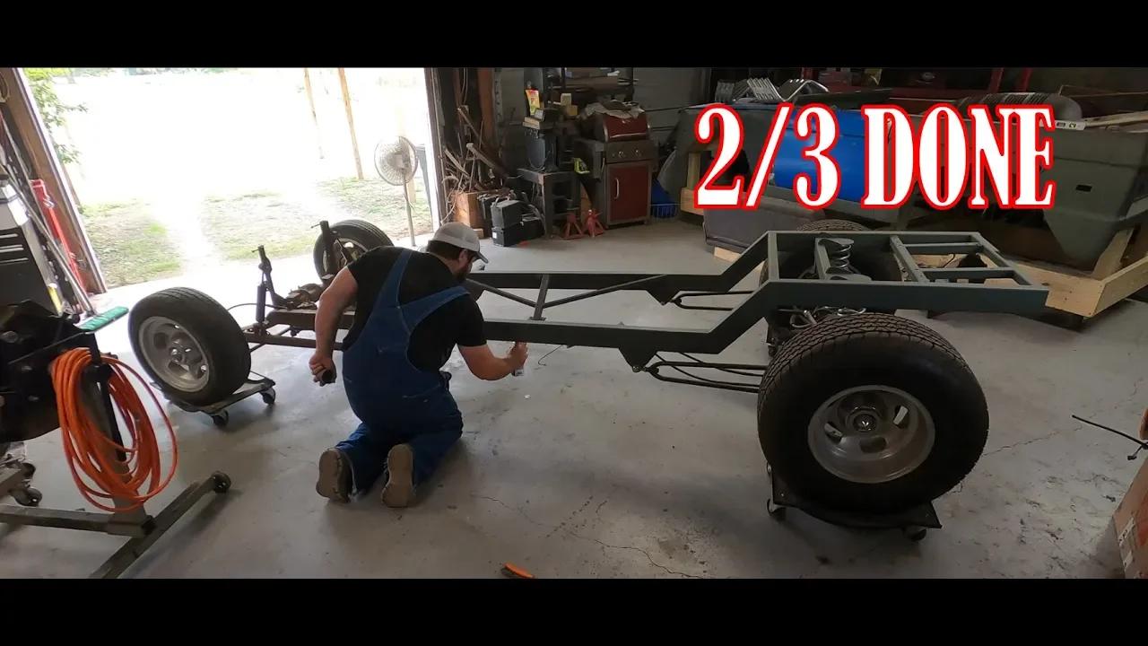 Rat Rod Restoration: Welding & Painting the Frame - From Rust to Glory!