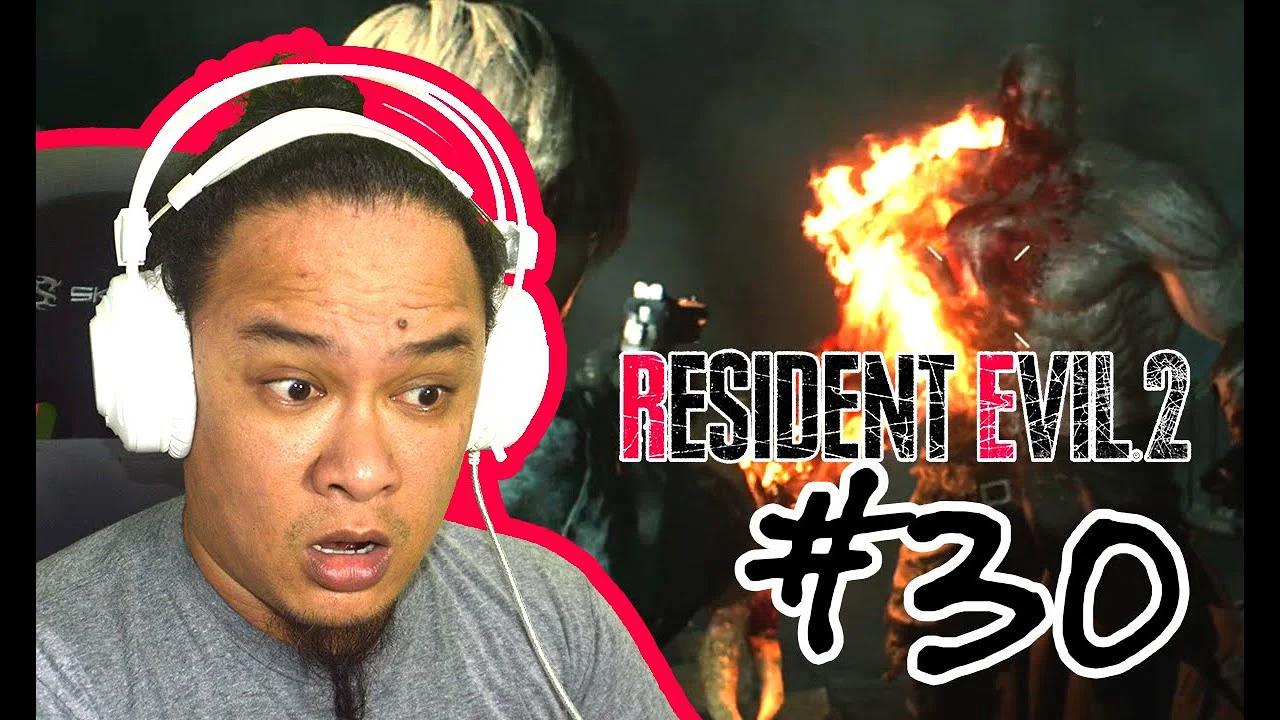 Leon's Story Ending: Final Battle with the Tyrant | Resident Evil 2 ...