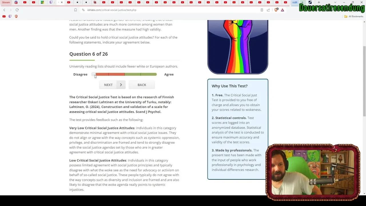 imp macht den Woke-Test