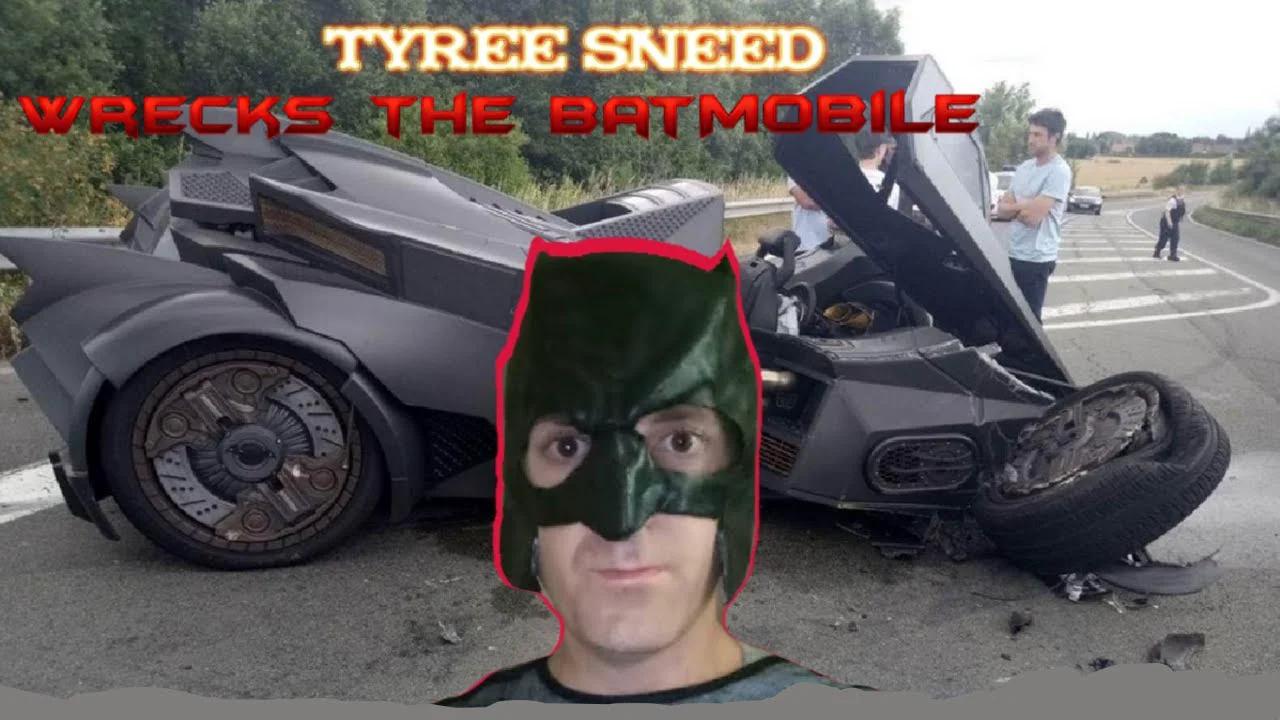 Tyree Sneed crashes the Batmobile!