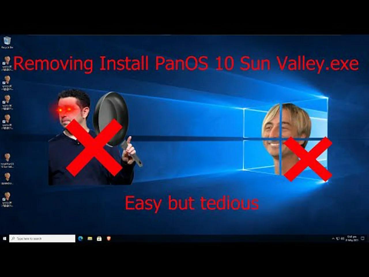 Removing Install PanOS 10 Sun Valley (11).exe + Download