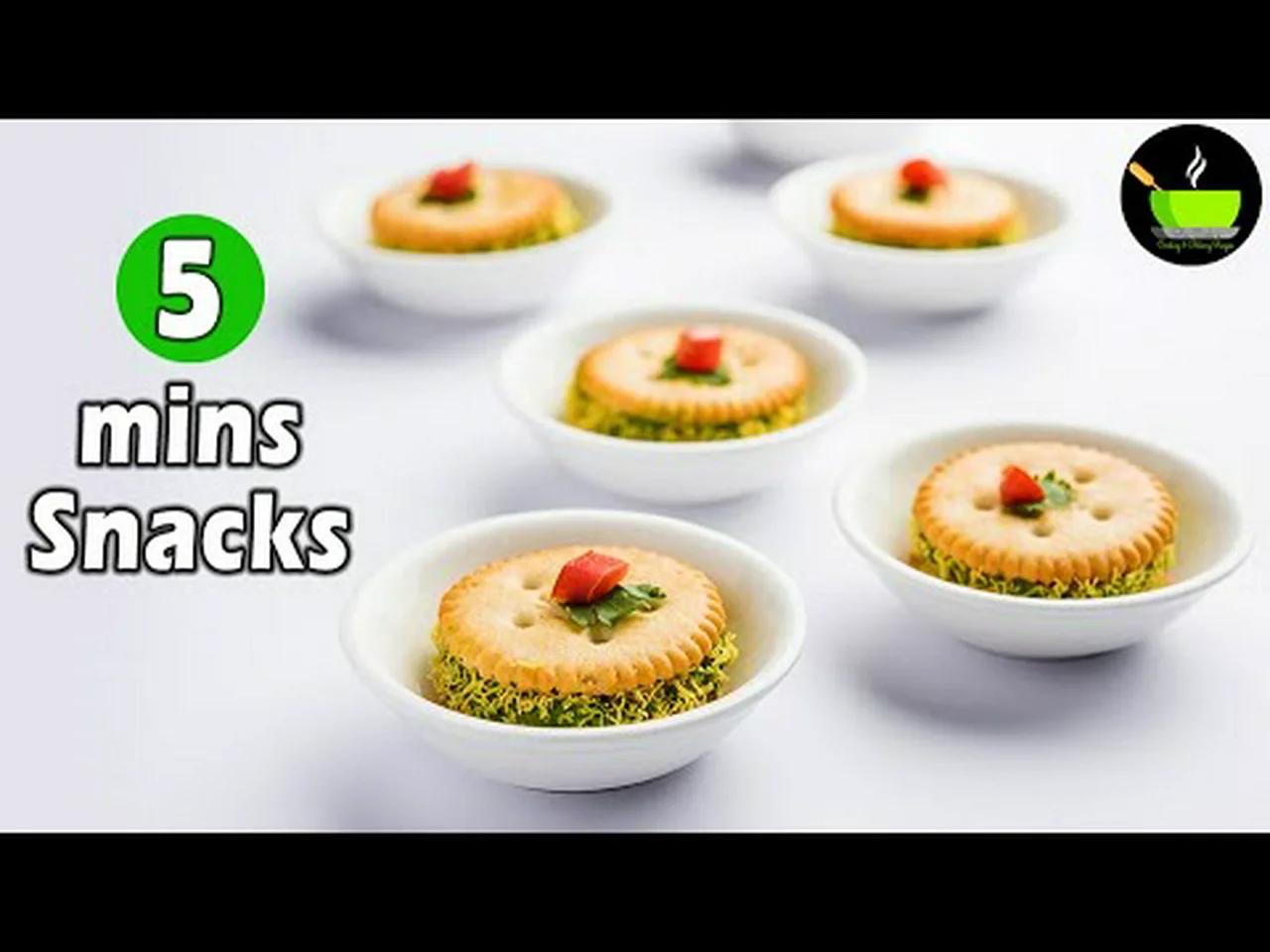 5 Minute Easy Snacks Recipe | Evening Snacks | Tea Time Snacks ...