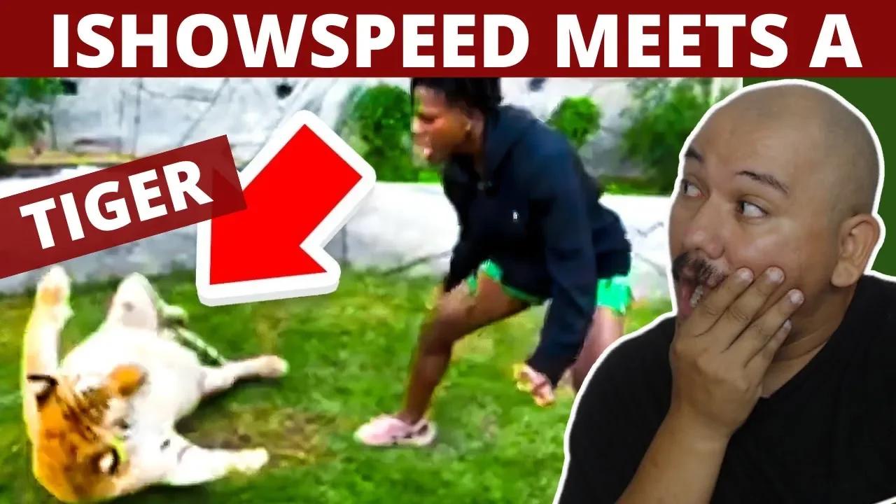 iShowSpeed Meets a TIGER For the FIRST Time | YouTube Creator Live Speedy