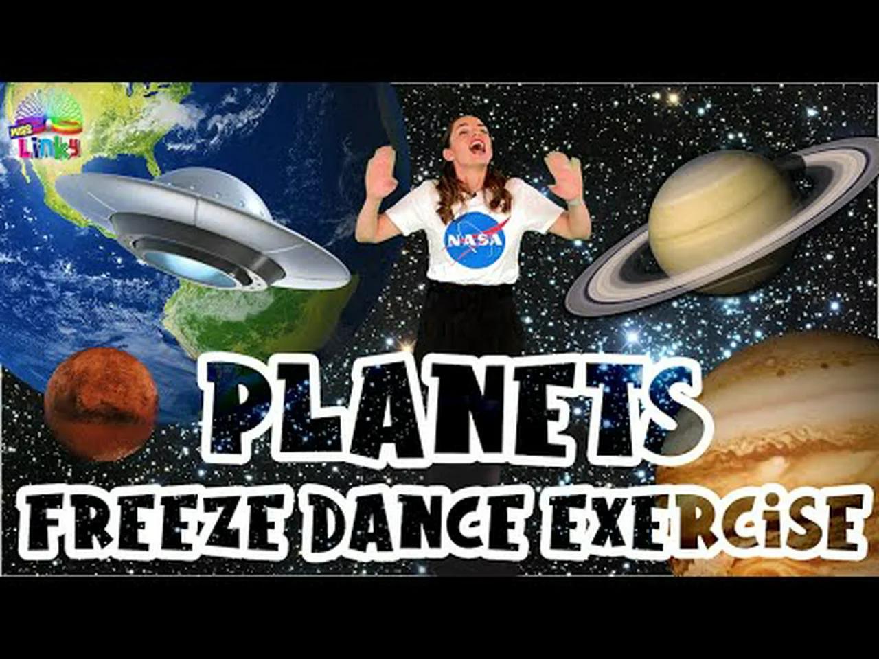 Planets Exercise Dance | Freeze Dance | Learn About The Solar System ...