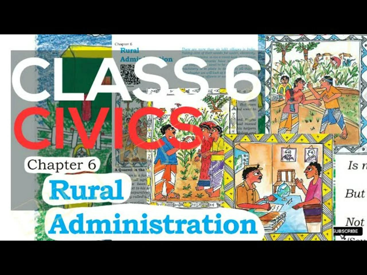 Rural Administration | Class 6 CIVICS Chapter 6 | Question answer ...