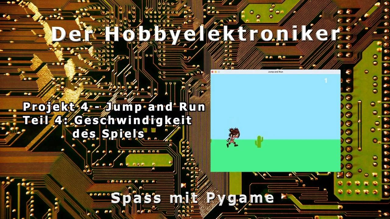 Spass mit Pygame: Jump and Run 4