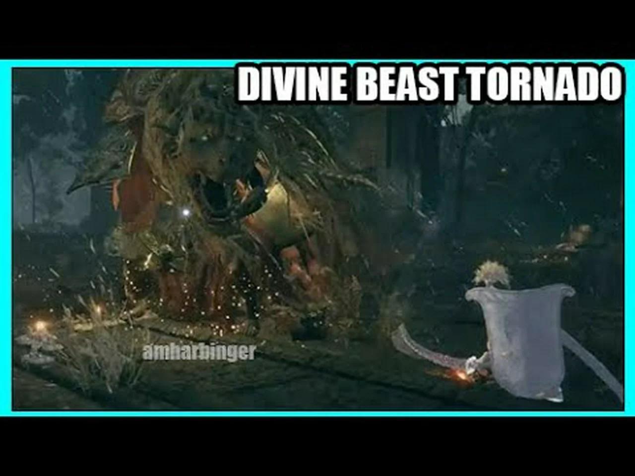 Elden Ring DLC Divine Beast Tornado Location Divine Beast Dancing Lion ...