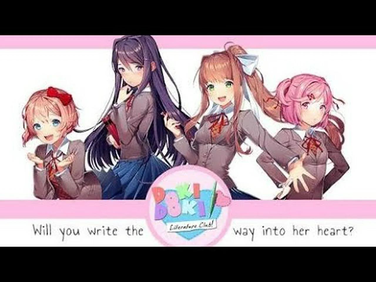 Playing Doki Doki Literature Club for the first time!