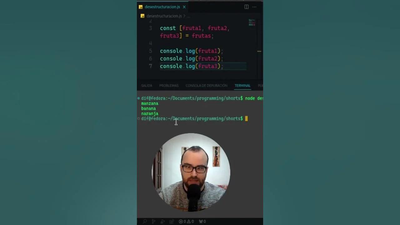 Desestructuración en JavaScript explicada en menos de 1 minuto # ...
