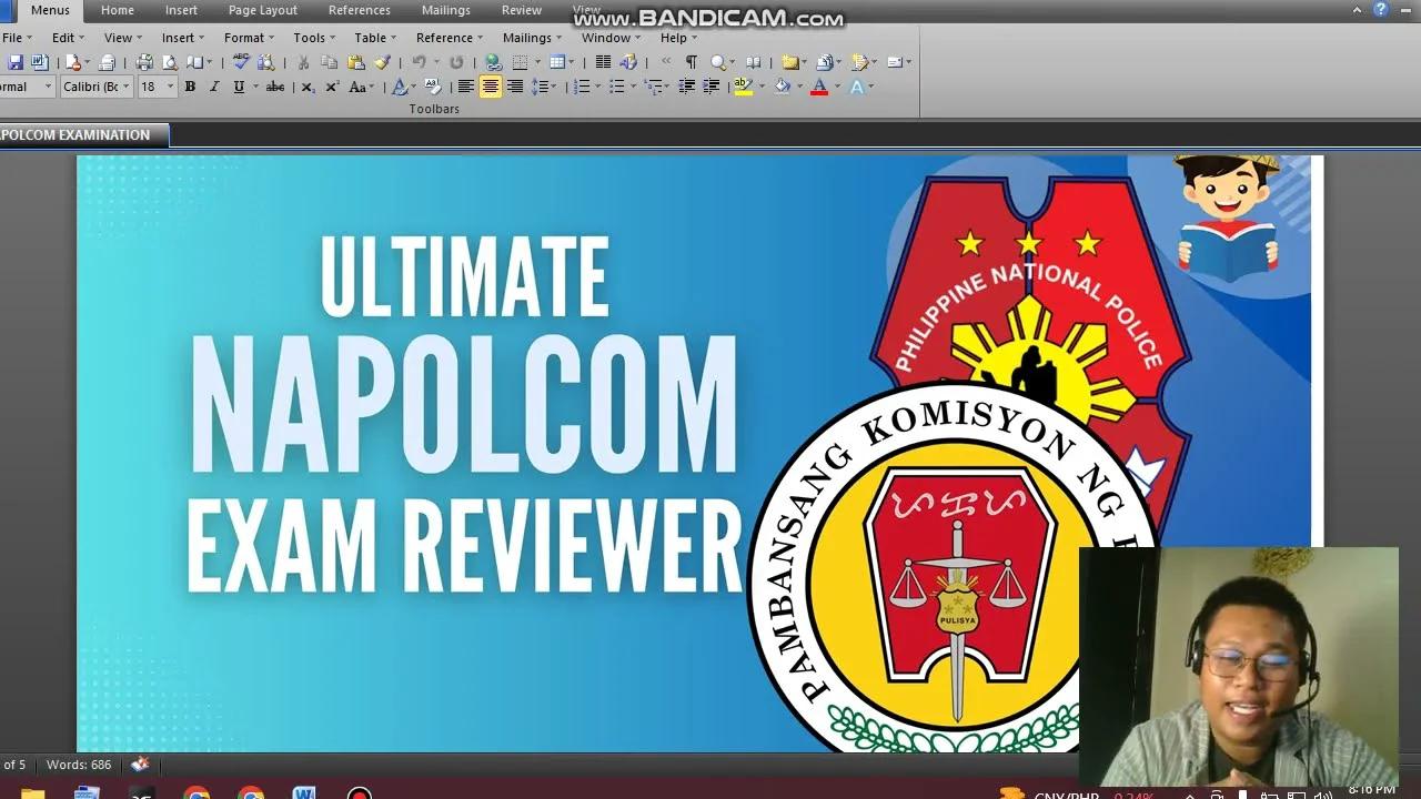 NAPOLCOM Reviewer June 2024: General Information for PNP Exam ...