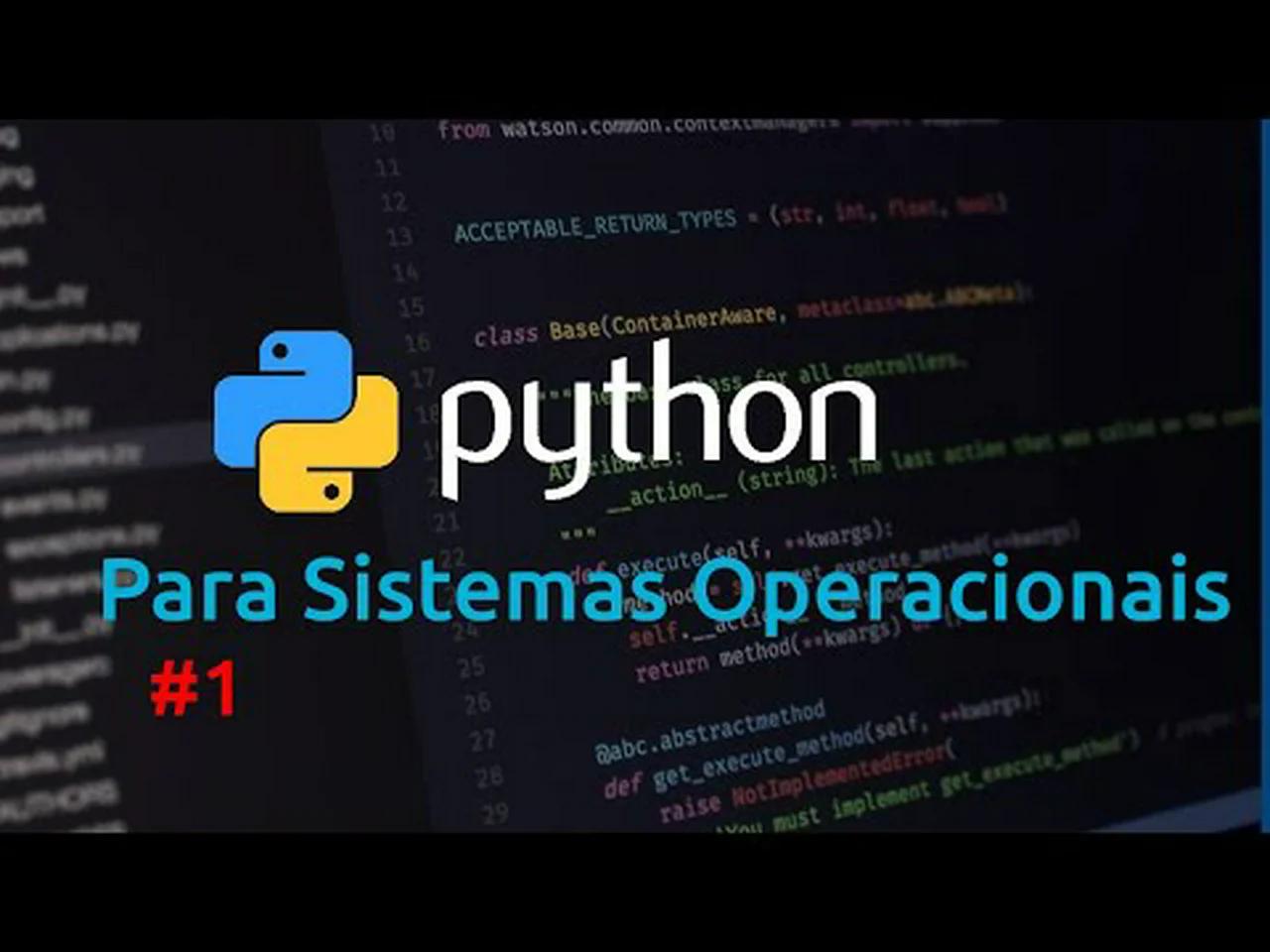 Python para Sistemas Operacionais parte 1