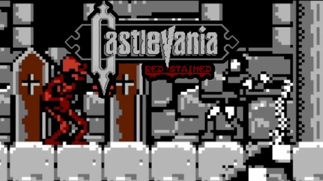 Castlevania: Red Stained | Full Game | Black & White Romhack | No ...