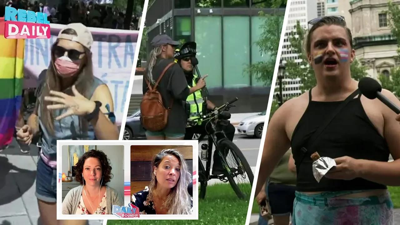 Attendees at Montreal Trans March try to intimidate Rebel News' Alexa ...