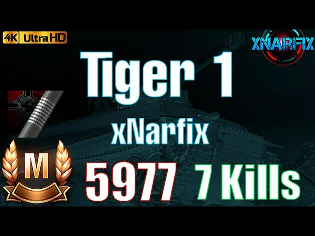 Tiger 1 - 5977 dmg - 7 kills - 3rd Mark - ACE