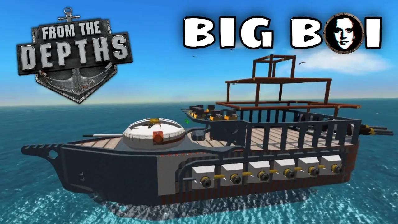 Building a new big broadside ship! (Update 2) - From The Depths